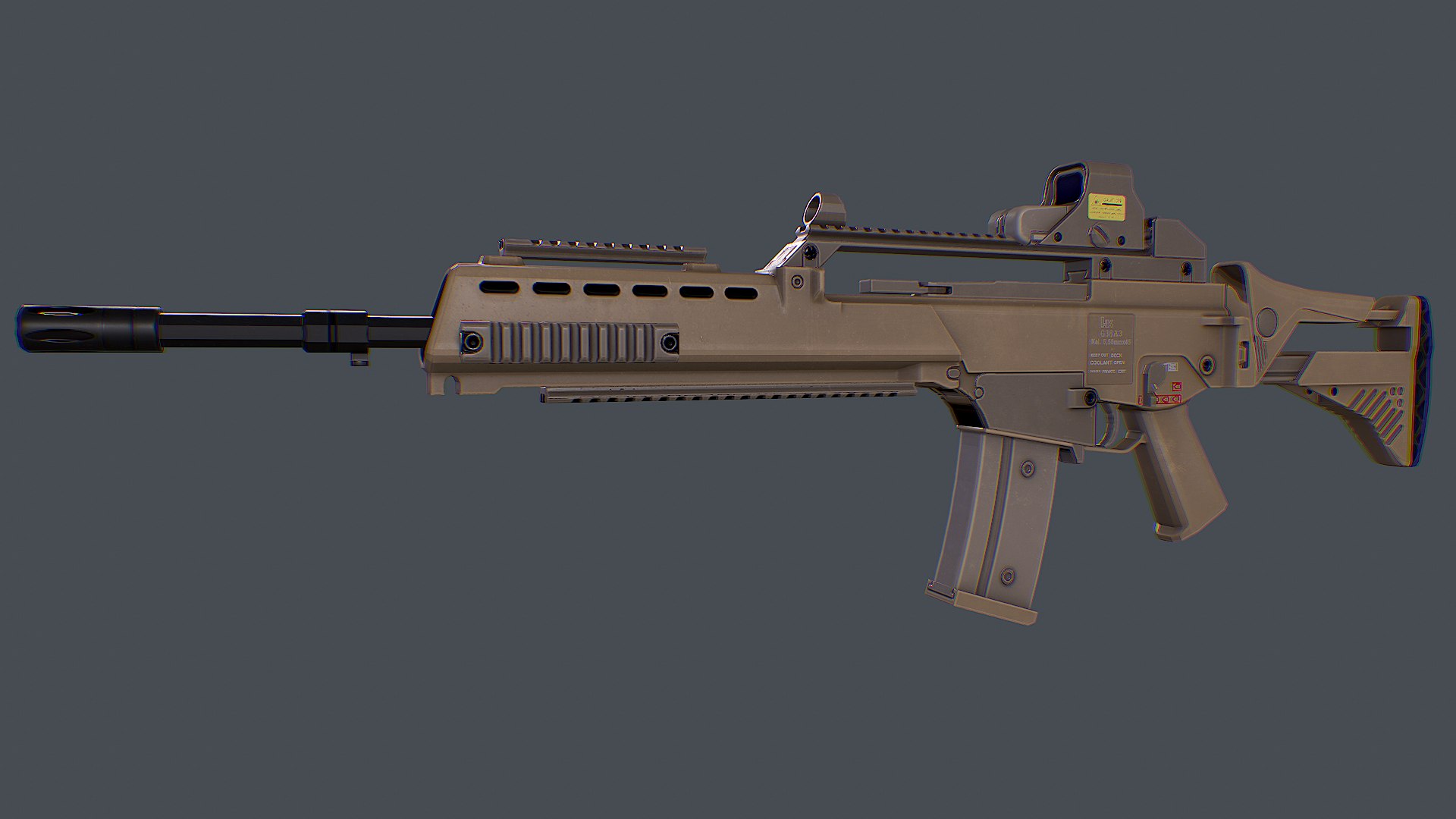 G36A3 Modification Pack 3D Model - TurboSquid 1829182