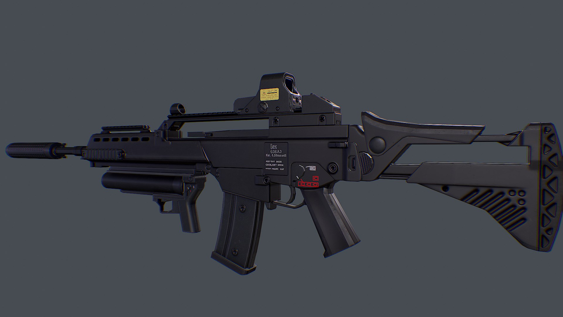 G36A3 Modification Pack 3D Model - TurboSquid 1829182