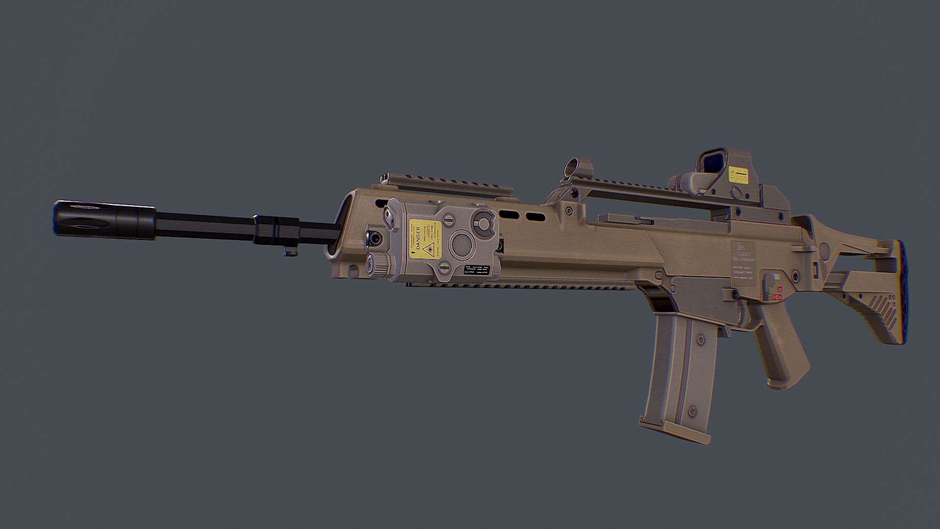 G36A3 Modification Pack 3D model - TurboSquid 1829182