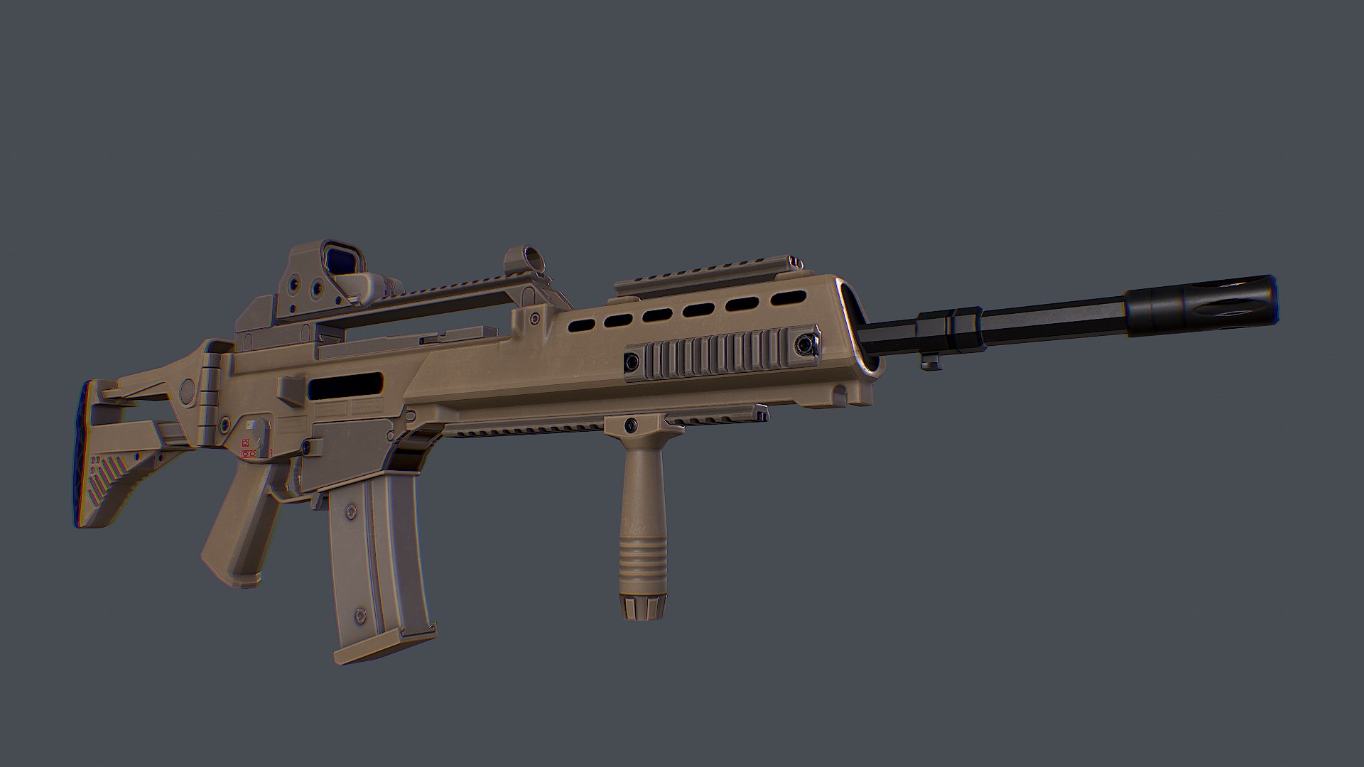 G36A3 Modification Pack 3D model - TurboSquid 1829182