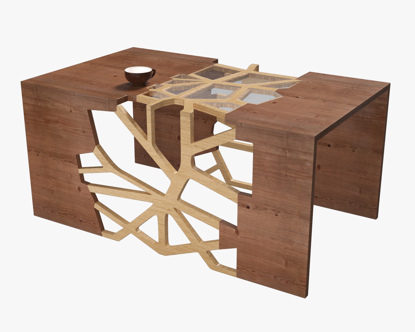 3D branching table model - TurboSquid 1262870