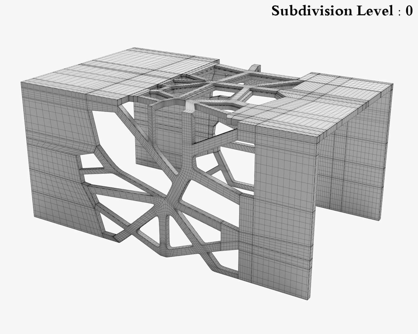 3D branching table model - TurboSquid 1262870