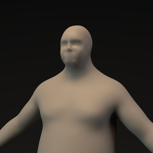 modelo 3d Hombre Obeso Lores Base Malla gratis - TurboSquid 2236598