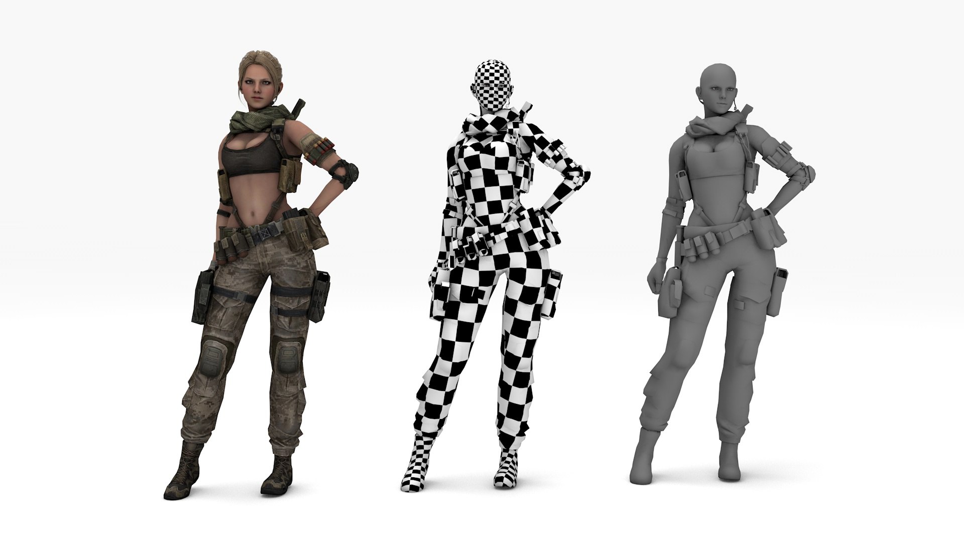 Warrior Leona 3D Model - TurboSquid 1870303