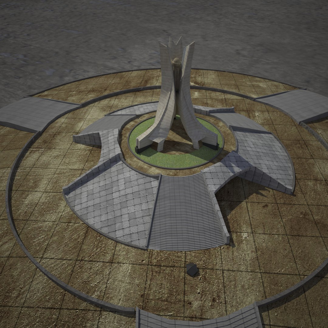 3D Martyrs Memorial Model - TurboSquid 1258332