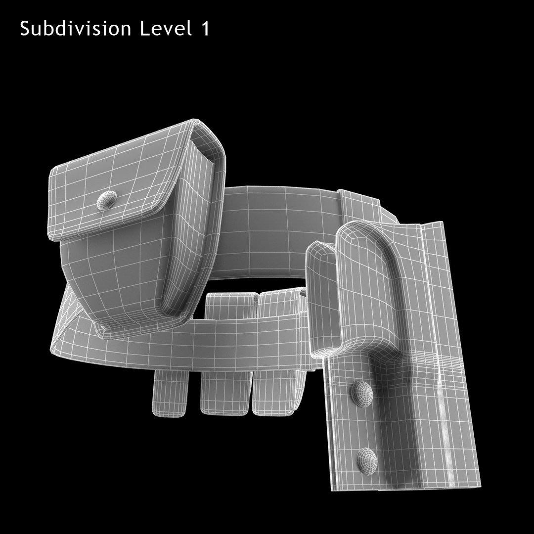 3d Belt Modeled