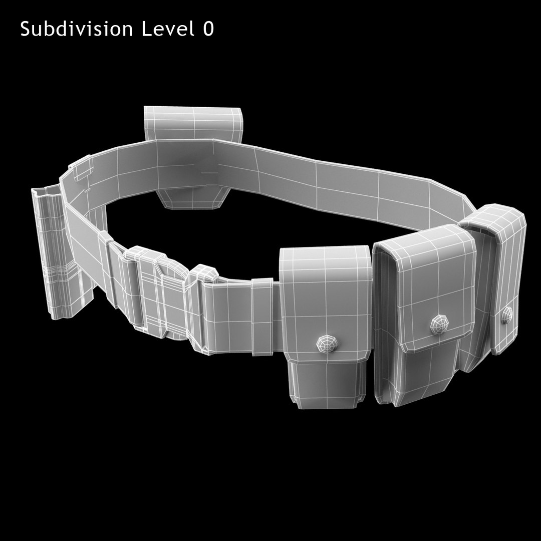 3d Belt Modeled