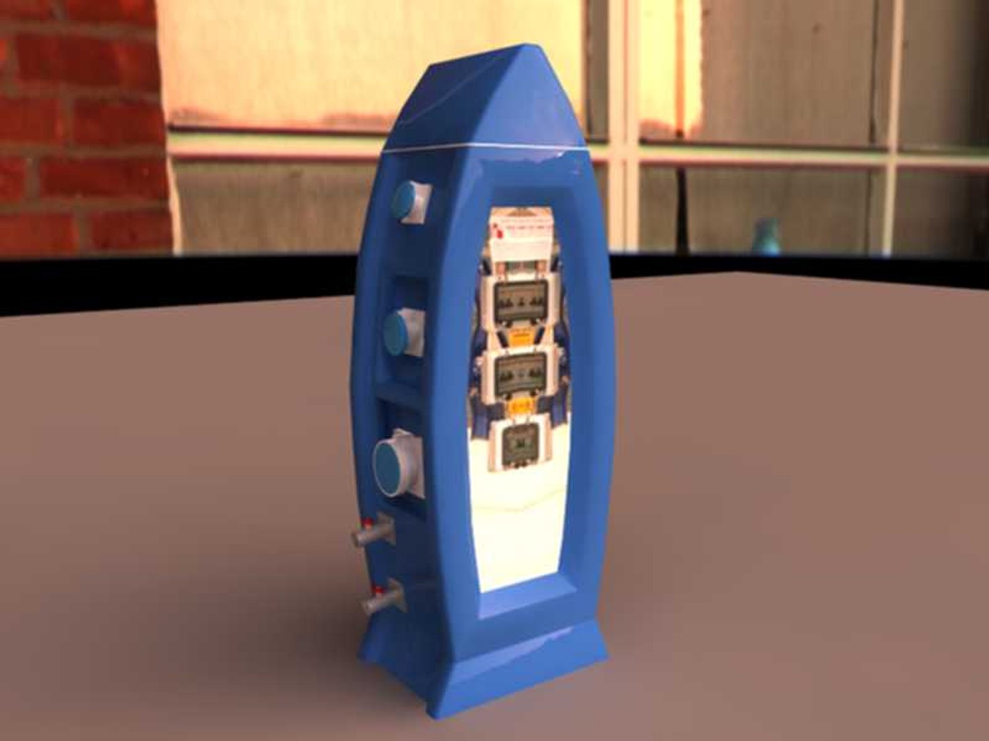 Pontoon Component 3d Model