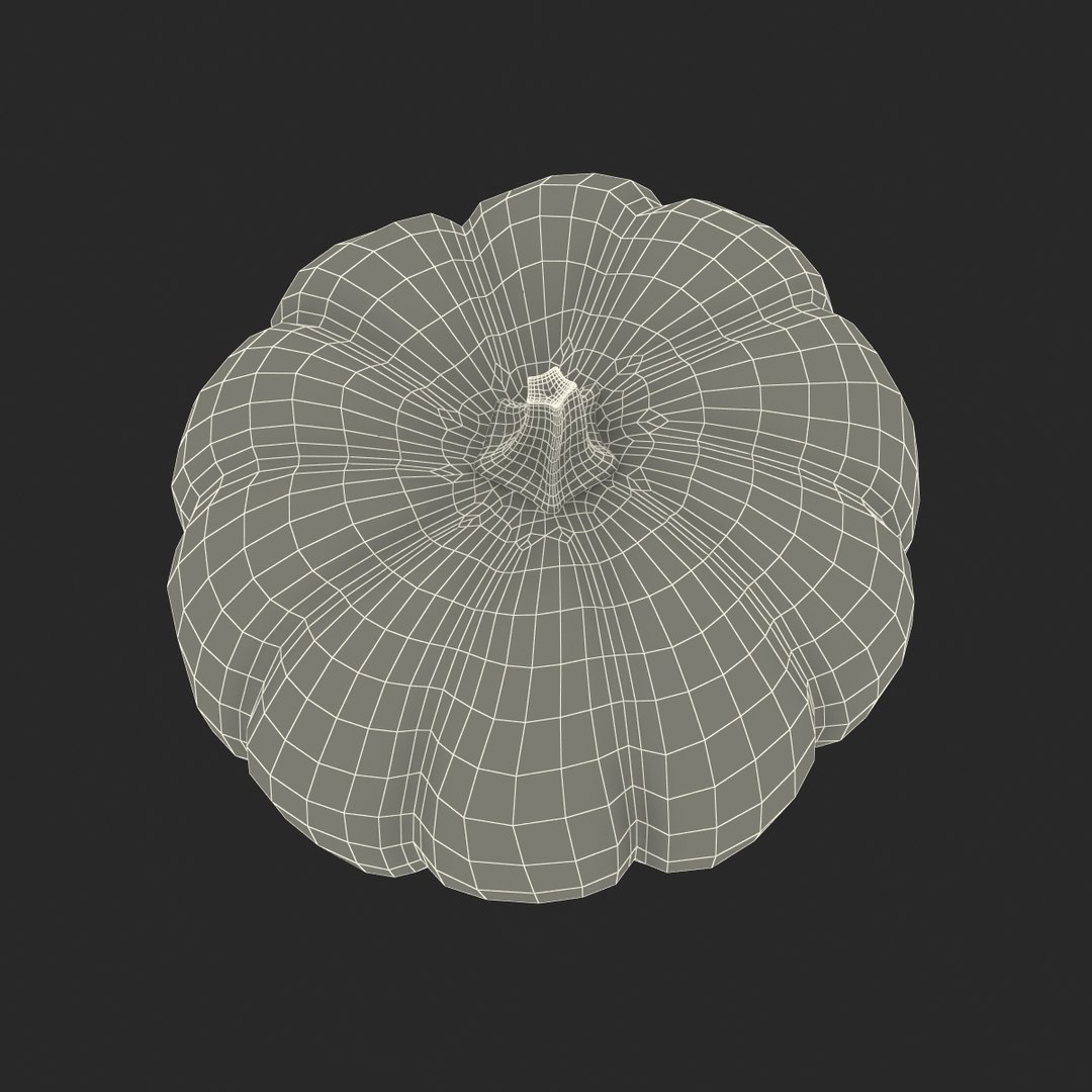 3d model pumpkin