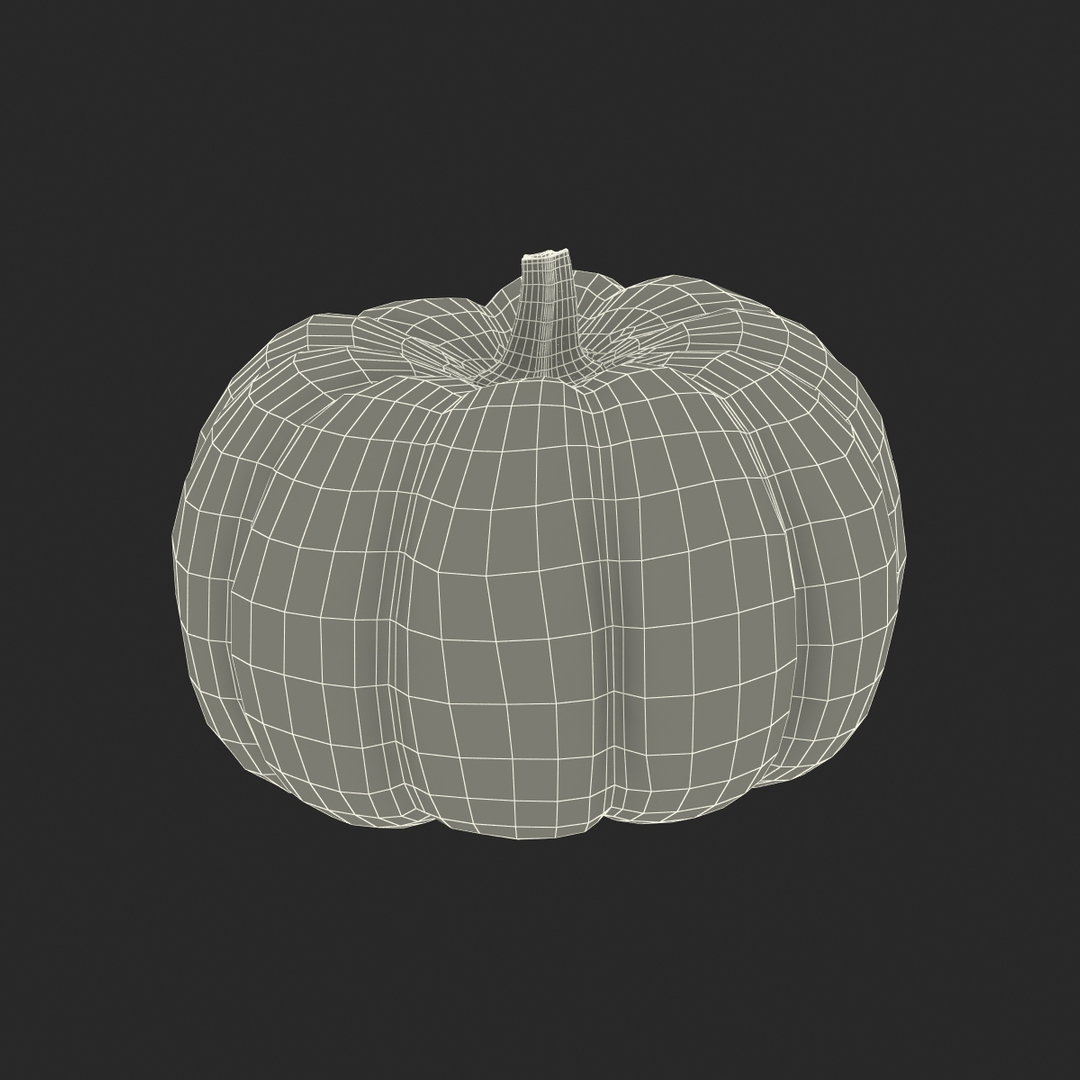 3d model pumpkin