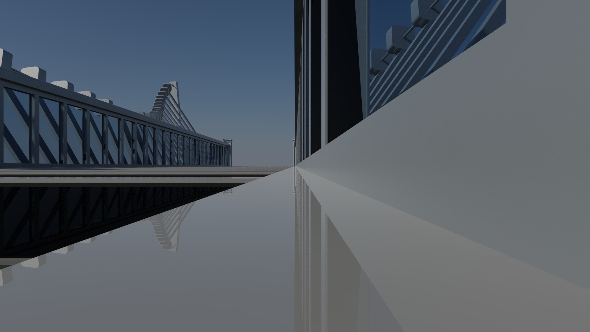 3d Model Glass Bridge