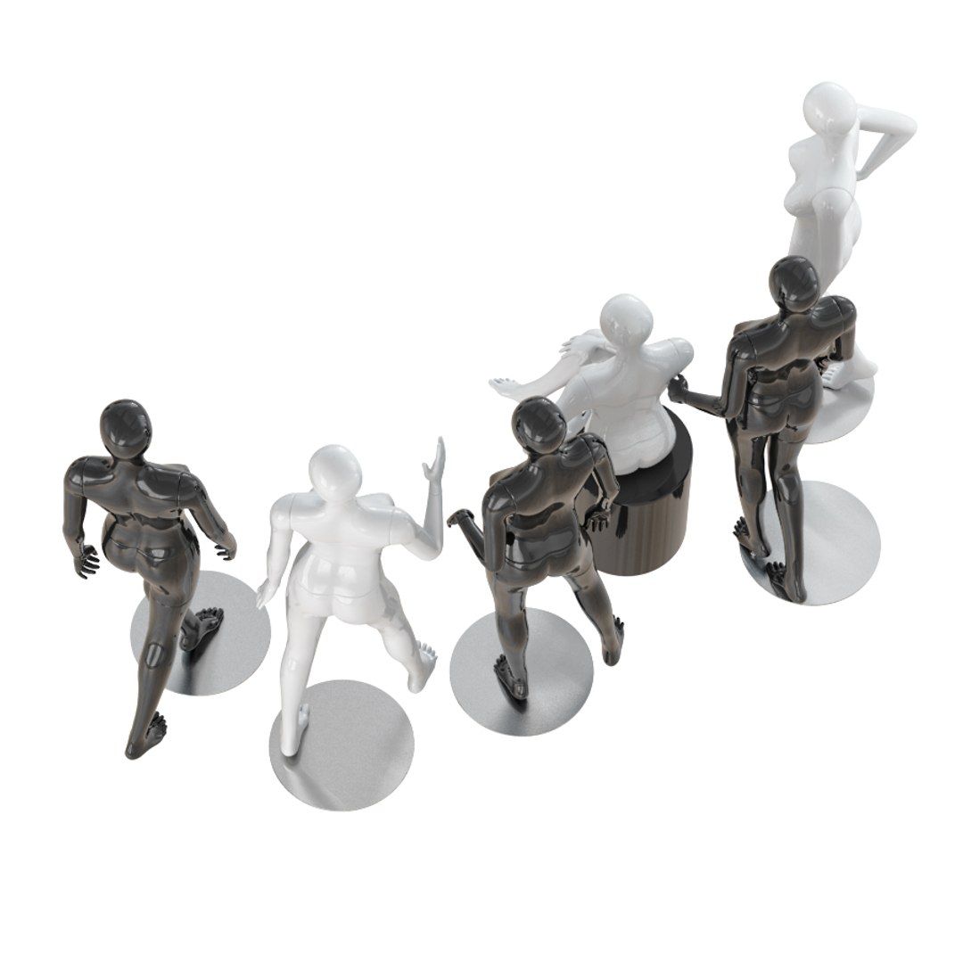 Faceless Female Mannequins 3D Model - TurboSquid 1409993