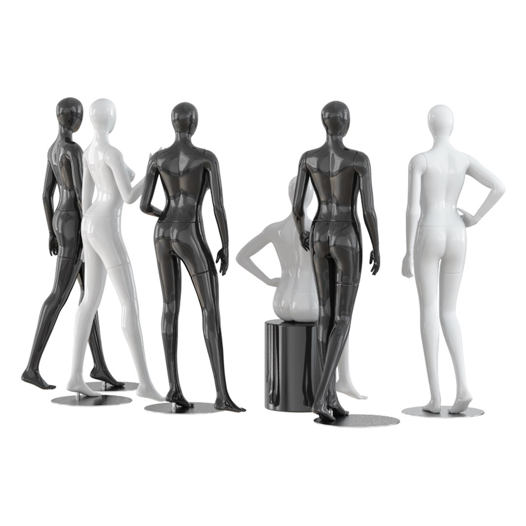 Faceless Female Mannequins 3D Model - TurboSquid 1409993