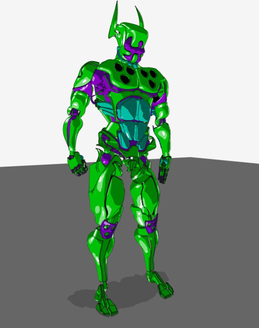 Robots Anime 3d Model