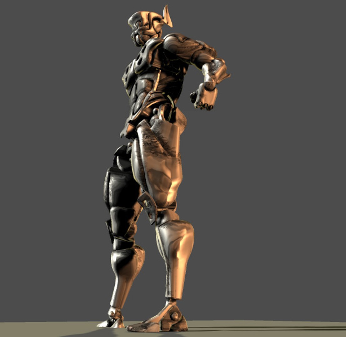 Robots Anime 3d Model