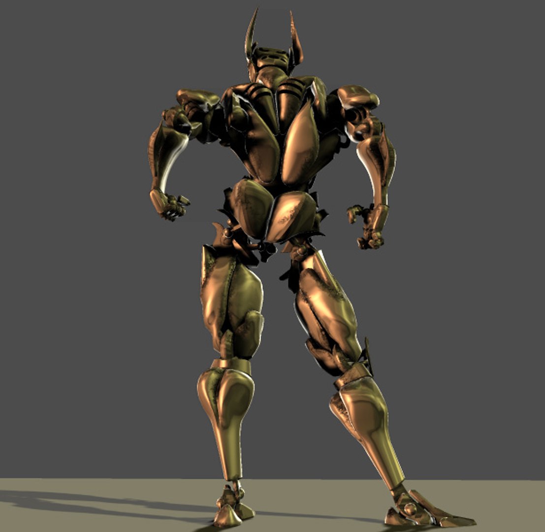Robots Anime 3d Model