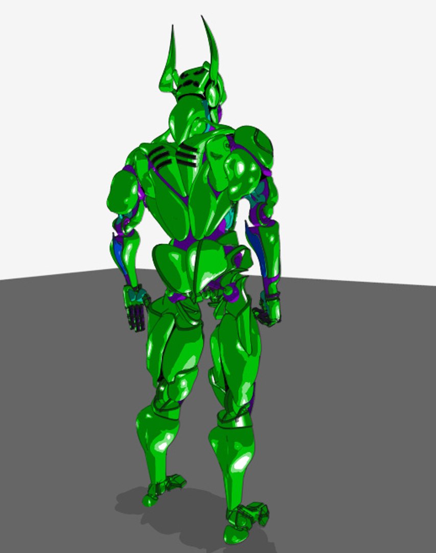 Robots Anime 3d Model