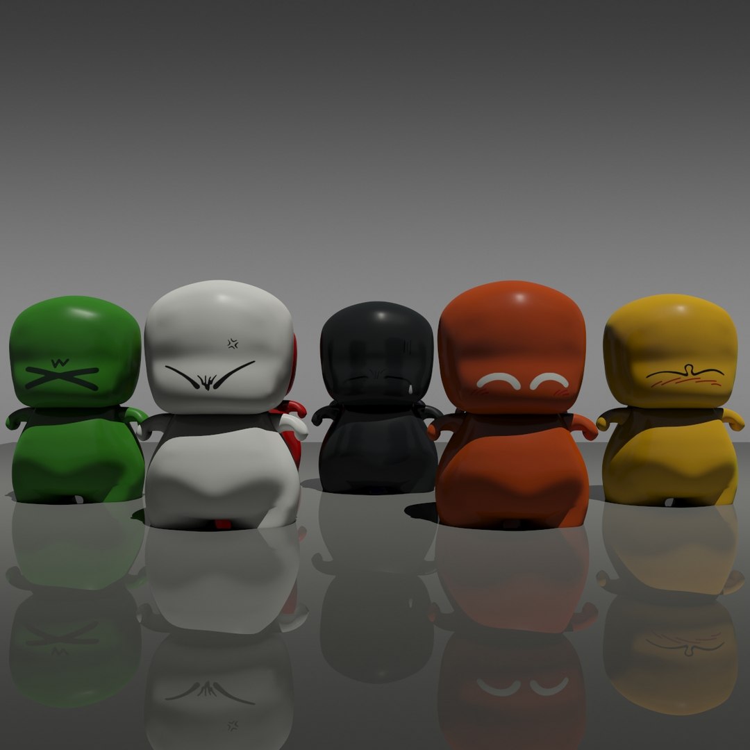 3d model collectable ci boys