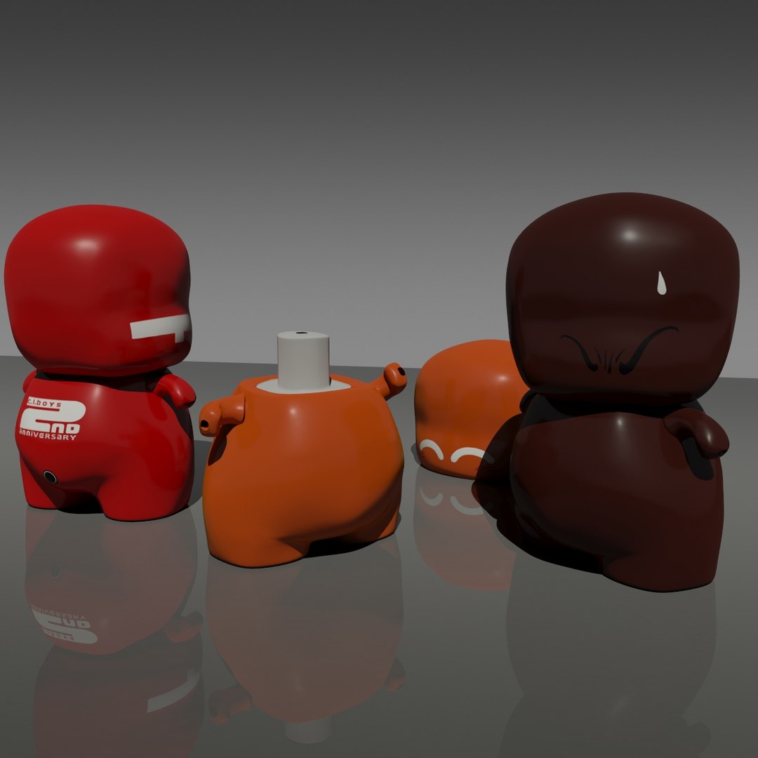 3d model collectable ci boys