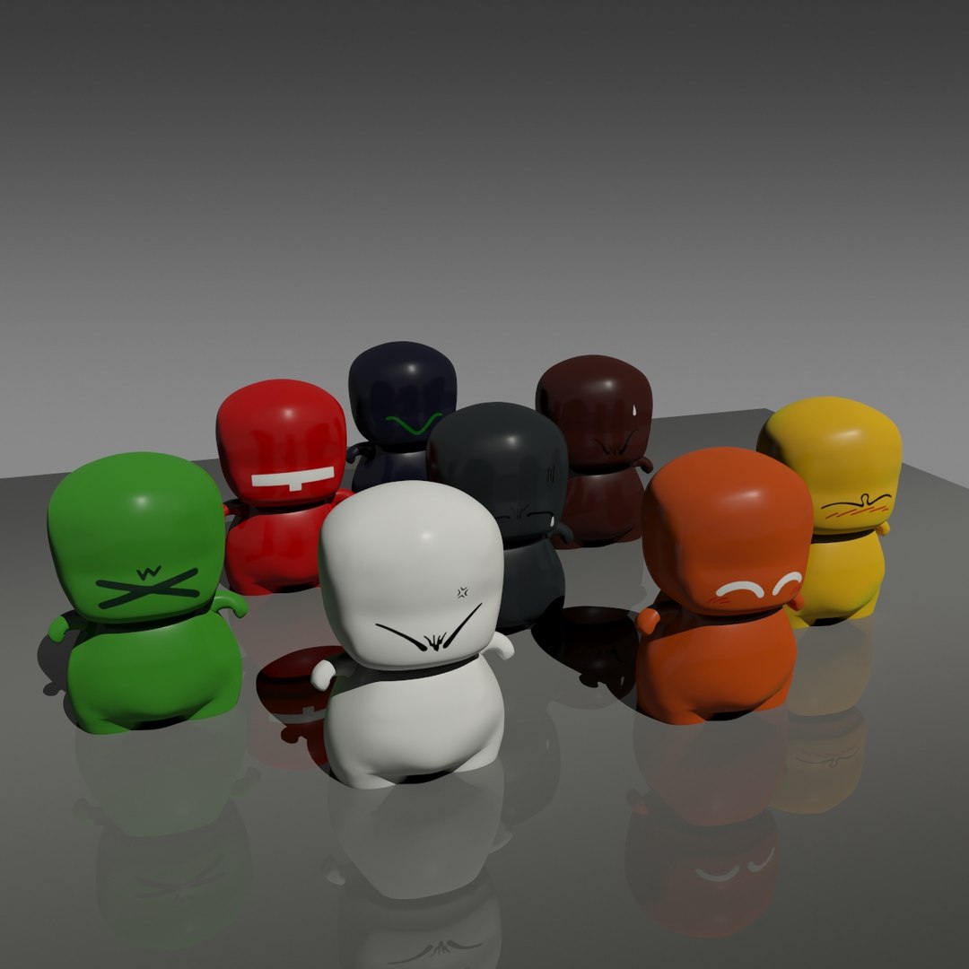 3d model collectable ci boys