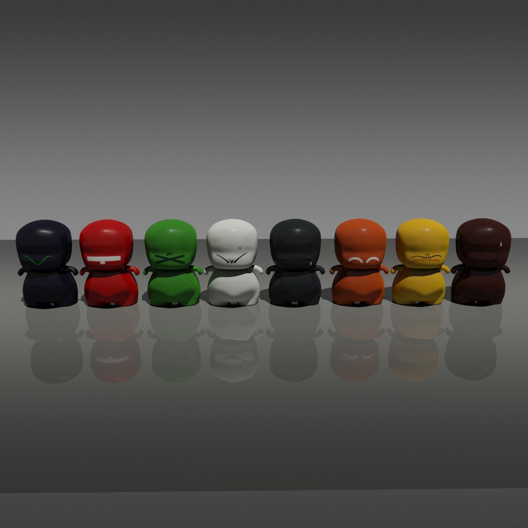 3d model collectable ci boys