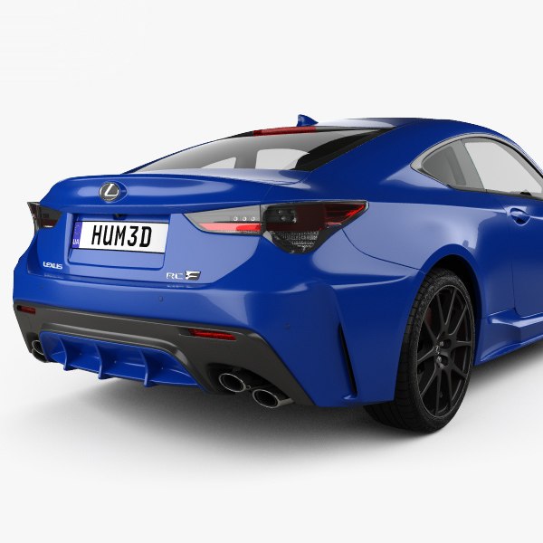 3D model lexus rc f - TurboSquid 1506680
