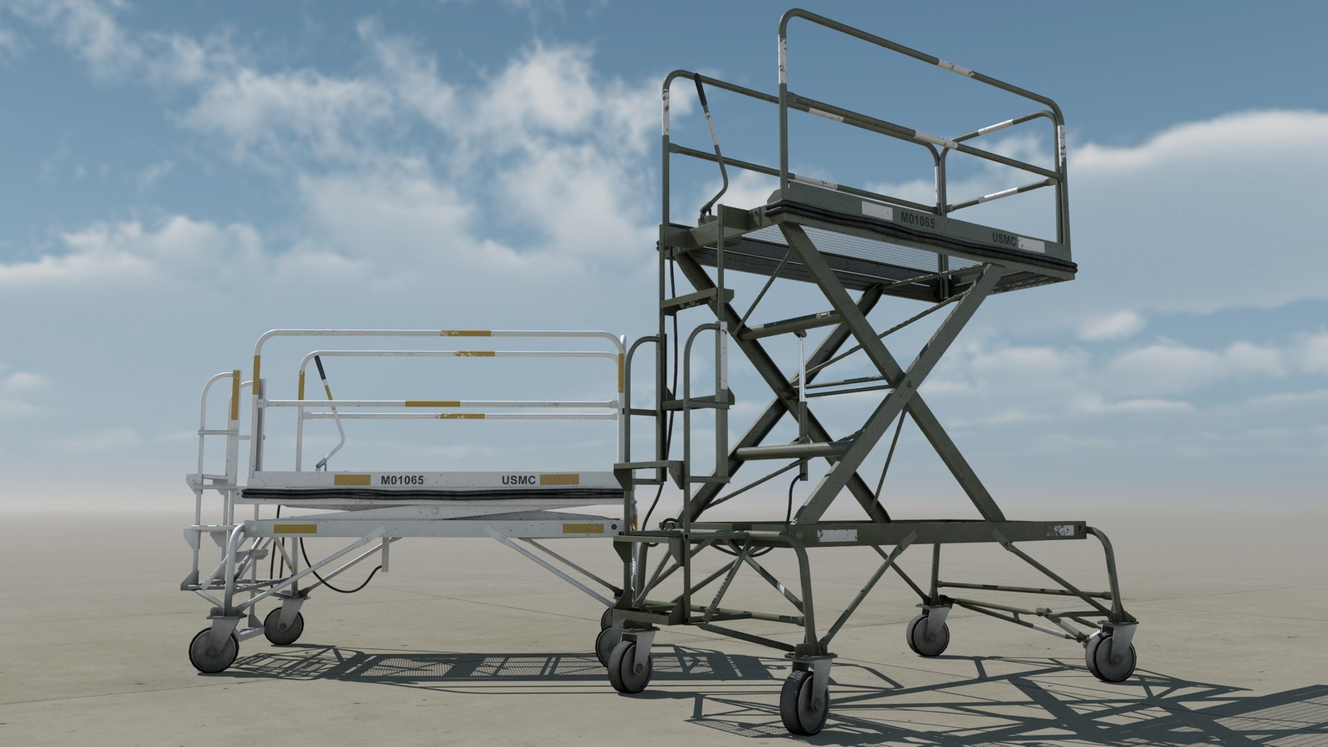 3d Aviation Ladders Aircraft