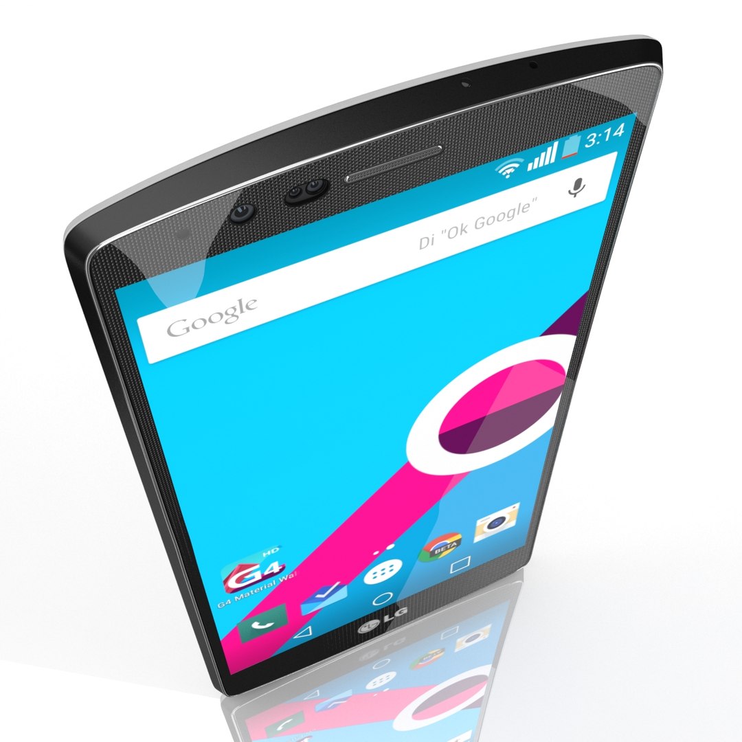 3d Model Lg G4 Metallic