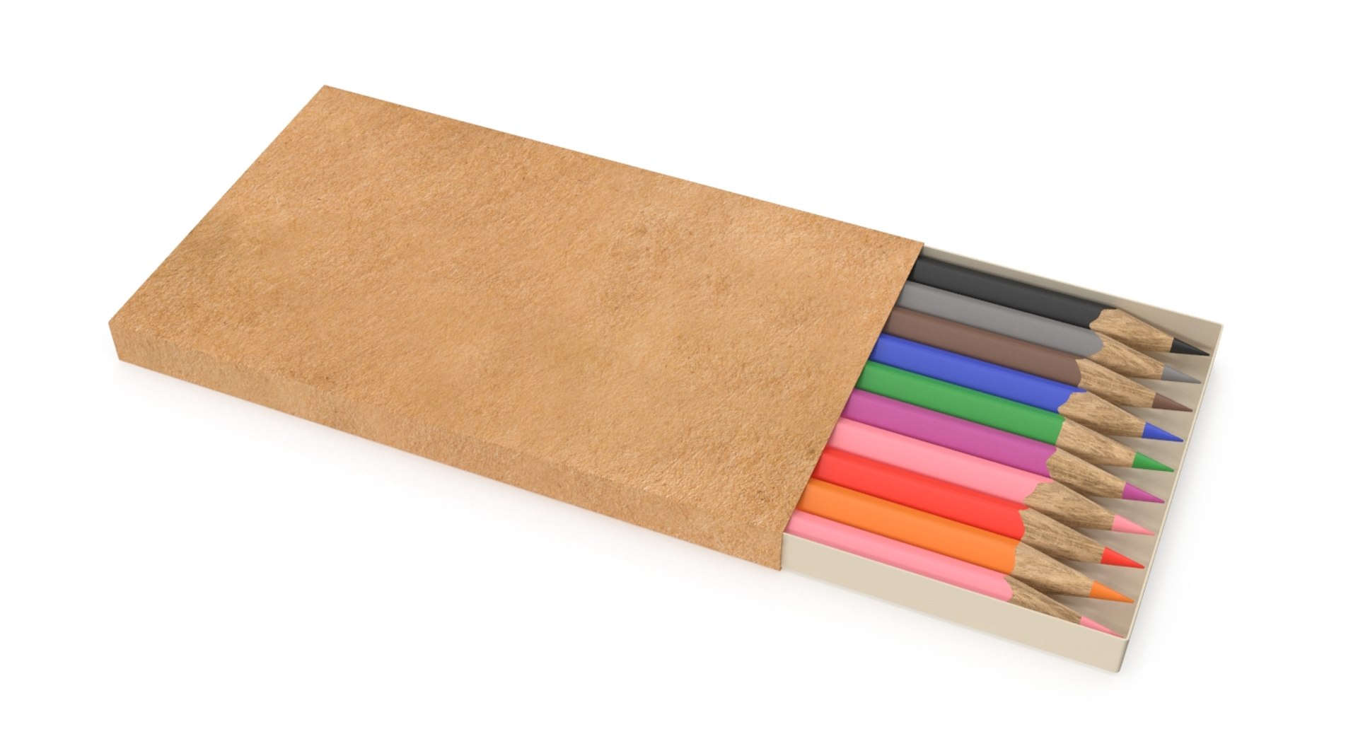 Pensil Box 3D Model - TurboSquid 1340659