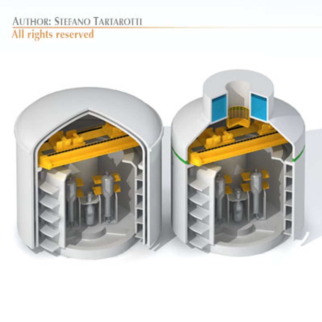 3d Dxf Nuclear Reactor Buildings