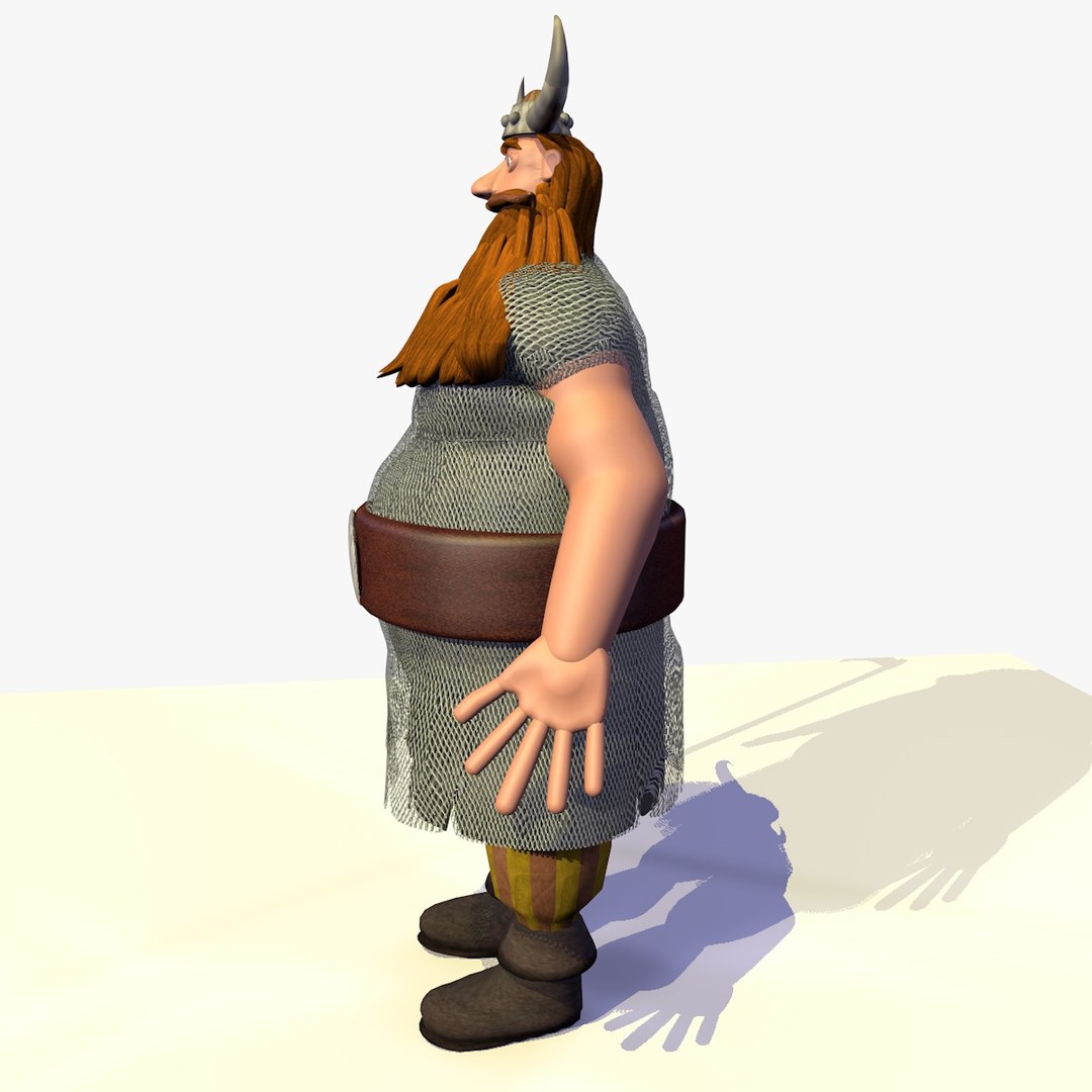 3D model rigged jake viking cartoon - TurboSquid 1459749