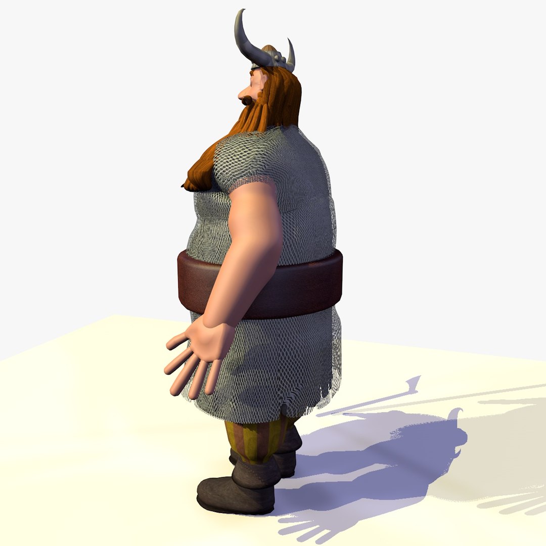 3D model rigged jake viking cartoon - TurboSquid 1459749
