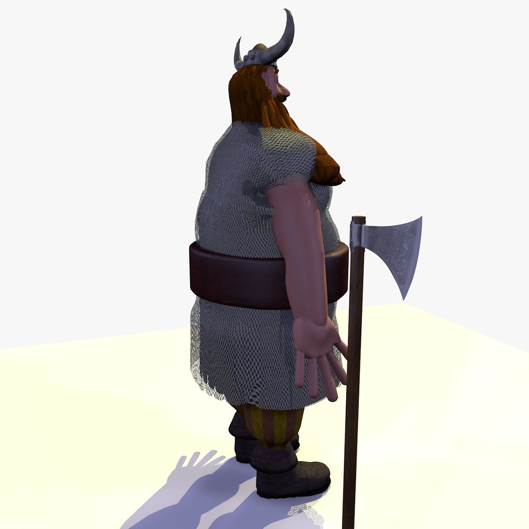 3D model rigged jake viking cartoon - TurboSquid 1459749
