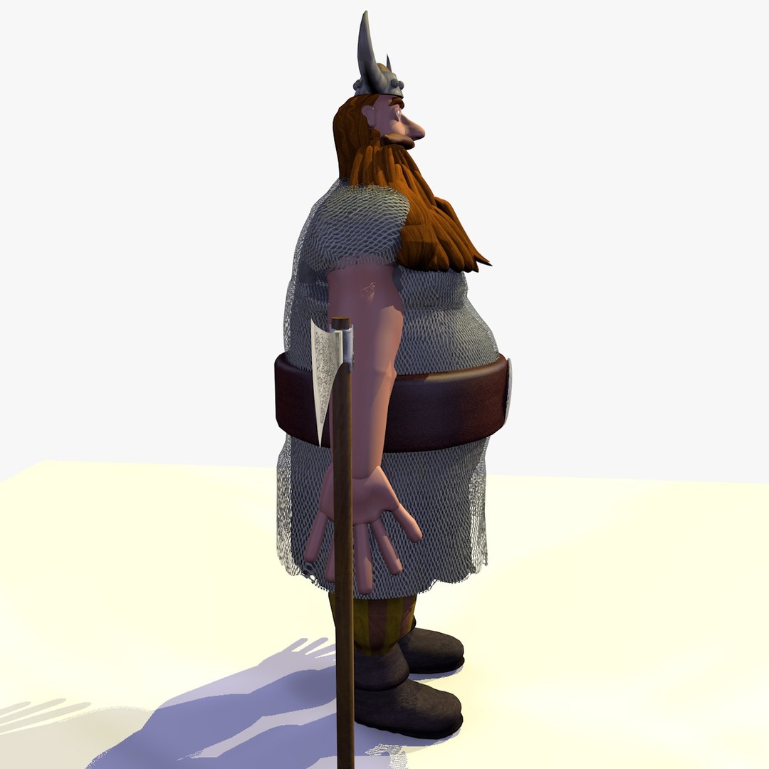 3D model rigged jake viking cartoon - TurboSquid 1459749