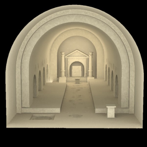 mithraeum church 3d model