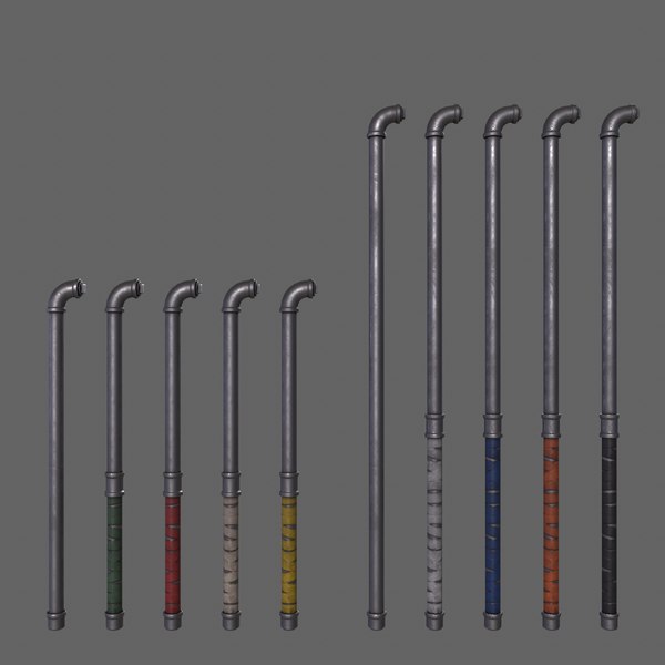 PBR Pipe Weapon V1 3D - TurboSquid 1909821