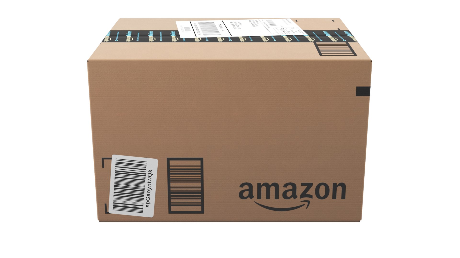 Amazon Parcels Box 33x25x20cm 3D Model - TurboSquid 1990589