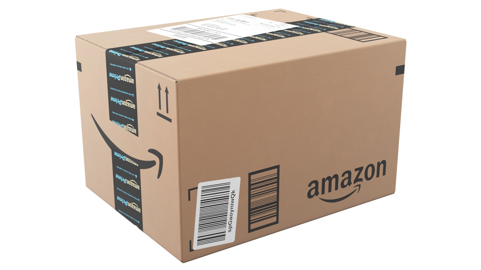 Amazon Parcels Box 33x25x20cm 3D Model - TurboSquid 1990589