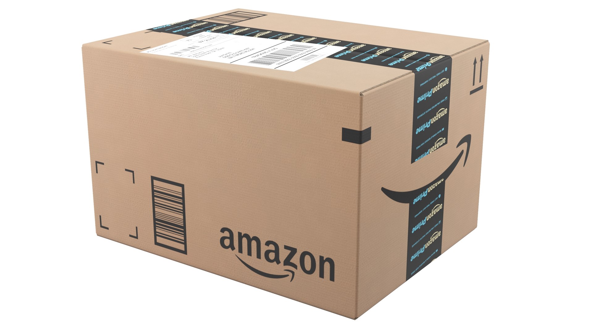 Amazon Parcels Box 33x25x20cm 3D Model - TurboSquid 1990589