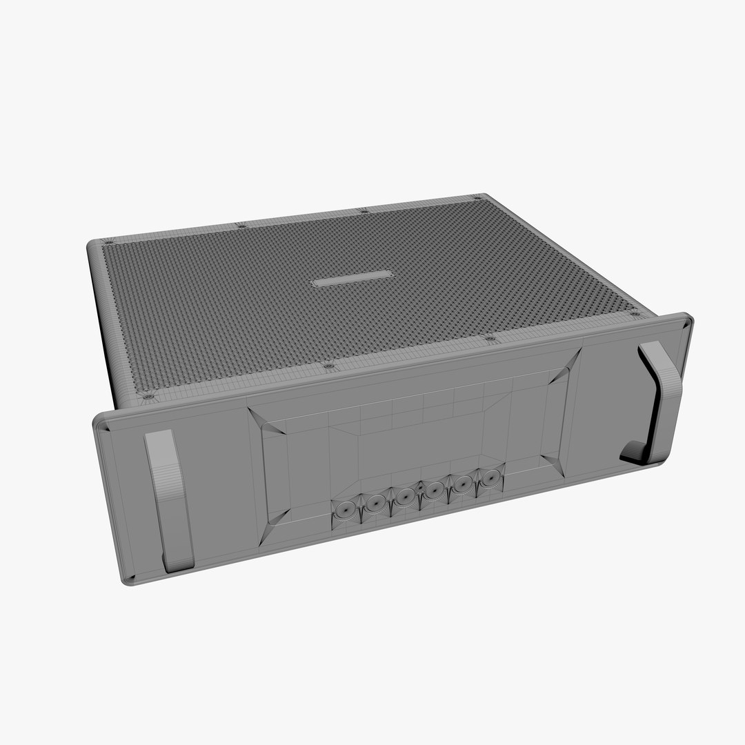 3D Audio Research PH9 Phono Stage Preamplifier black - TurboSquid 2007858