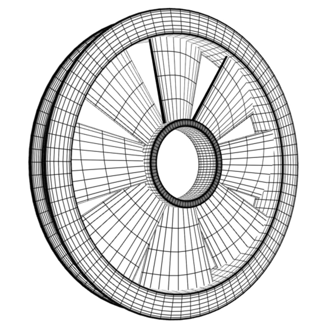 Fan Belt Pulley Model - TurboSquid 1729778