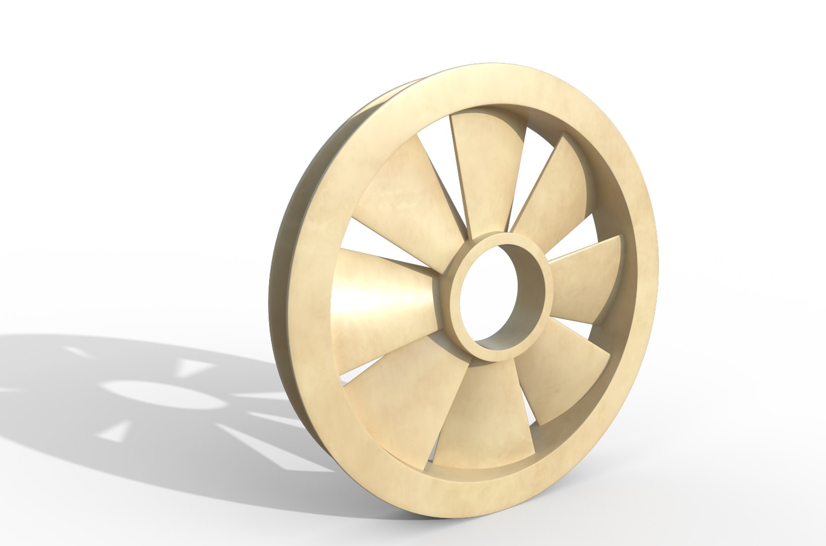 Fan Belt Pulley Model - TurboSquid 1729778