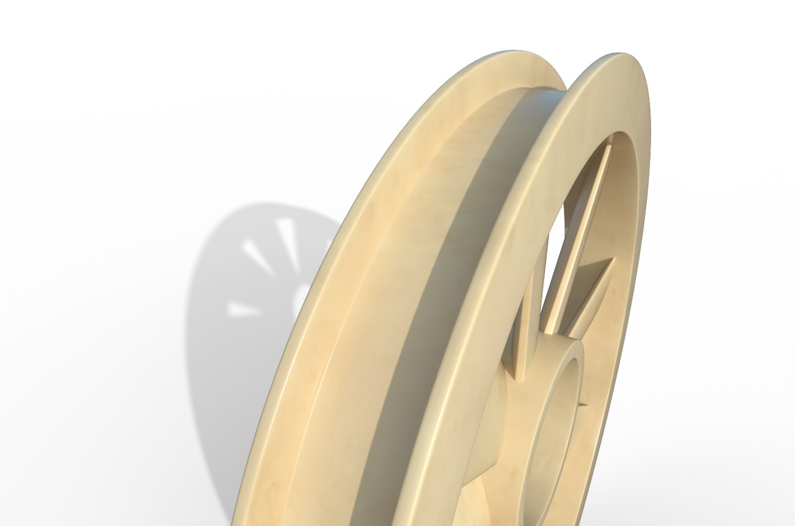 Fan Belt Pulley Model - TurboSquid 1729778