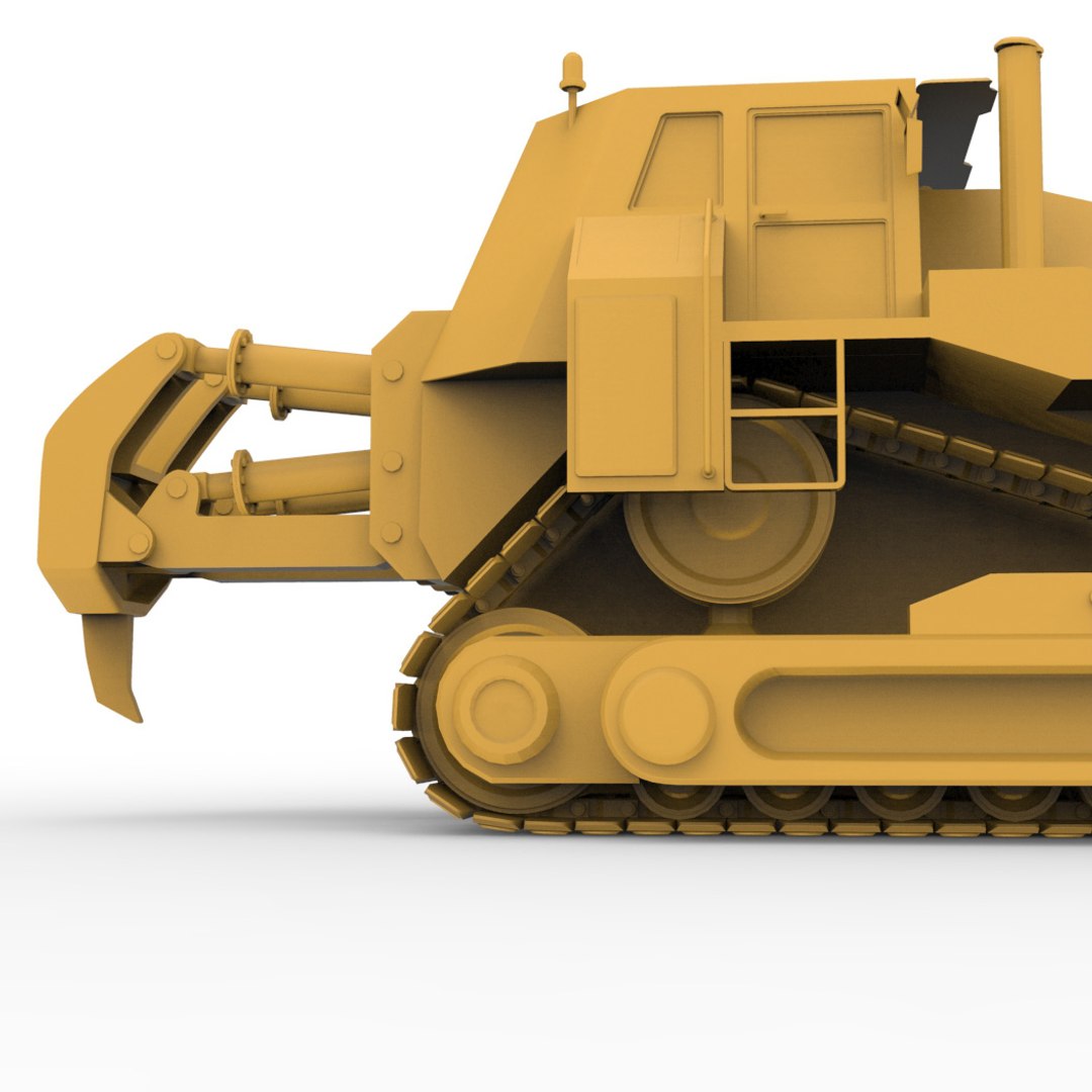 Bulldozer 3d Obj