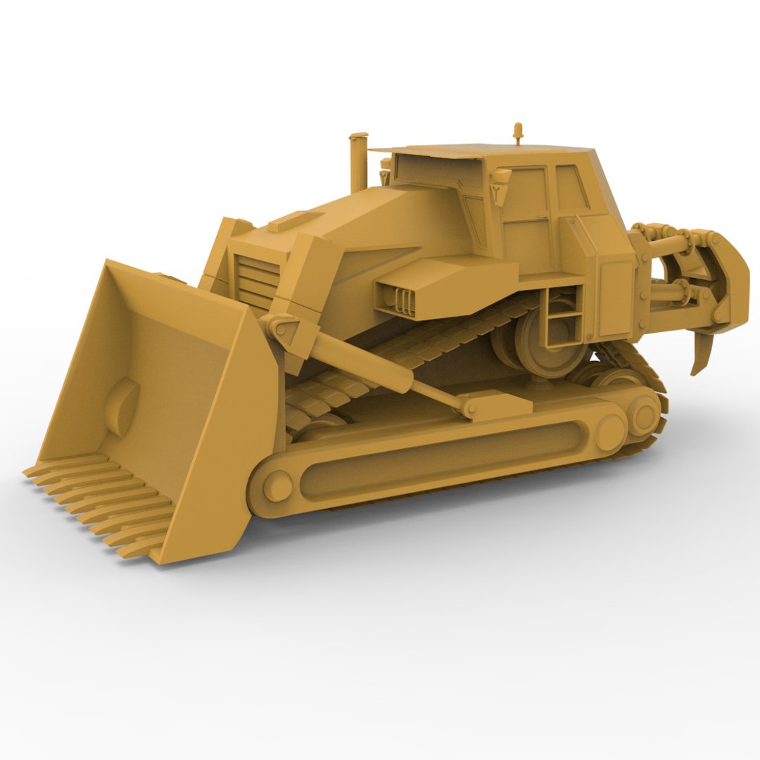 Bulldozer 3d Obj