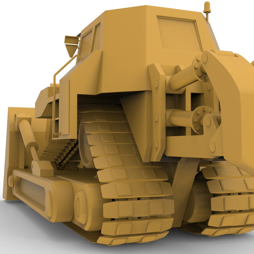 Bulldozer 3d Obj