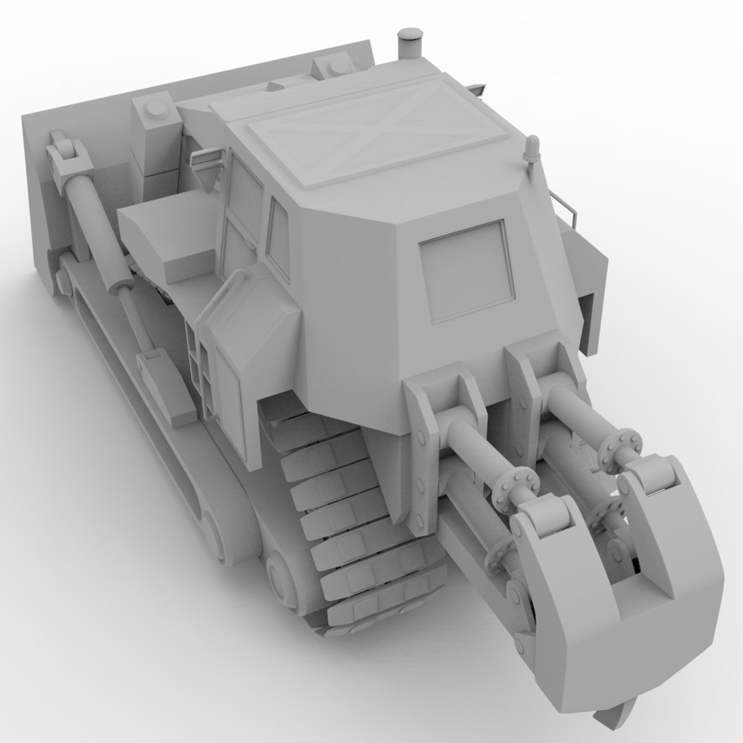Bulldozer 3d Obj