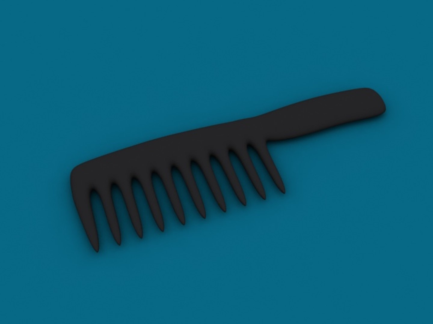 hair comb 3d model