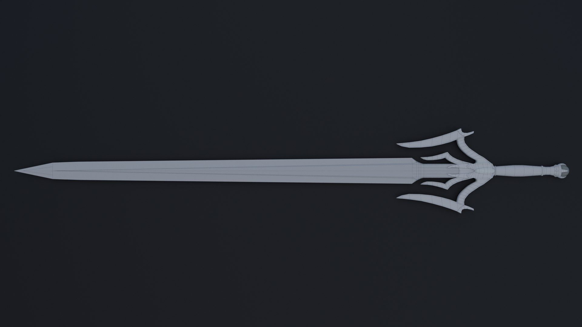 Low Poly One-Handed Longsword 3D model - TurboSquid 1873852