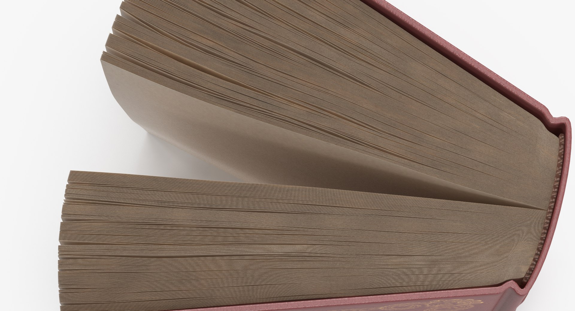 3d model classic book 05 standing